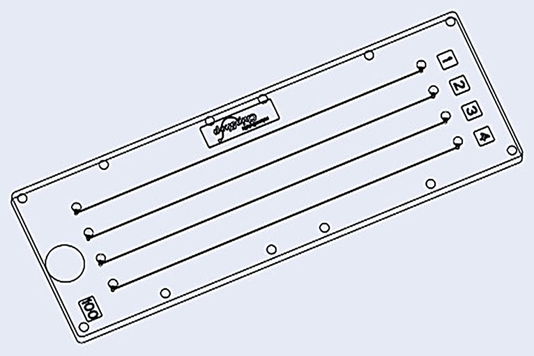 Microfluidic Chips - Microfluidic ChipShop Straight Channel